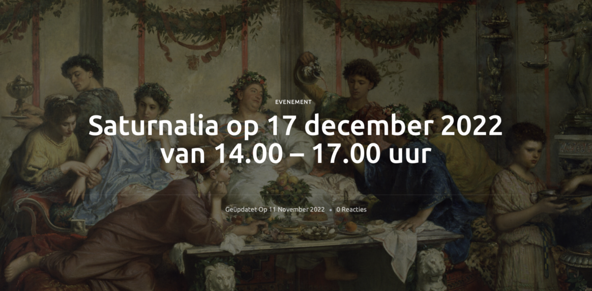 Leiden Park Matilo Saturnalia - Hadrian's Wall 1900